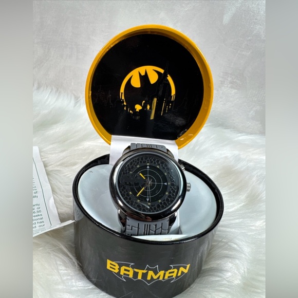 Accessories | Batman Themed Gray And Black Watch | Poshmark